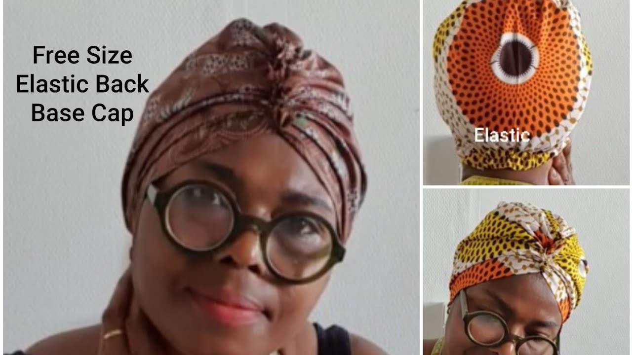 One Size/ Free Size Elastic Back Turban/ Base For Auto Gele# ...