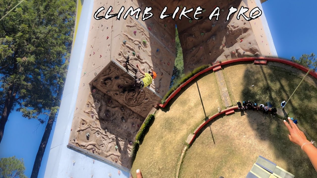 Looks Easy to see someone climbing like this 😍 पाइन बाउल का ड्रोन दृश्य ...