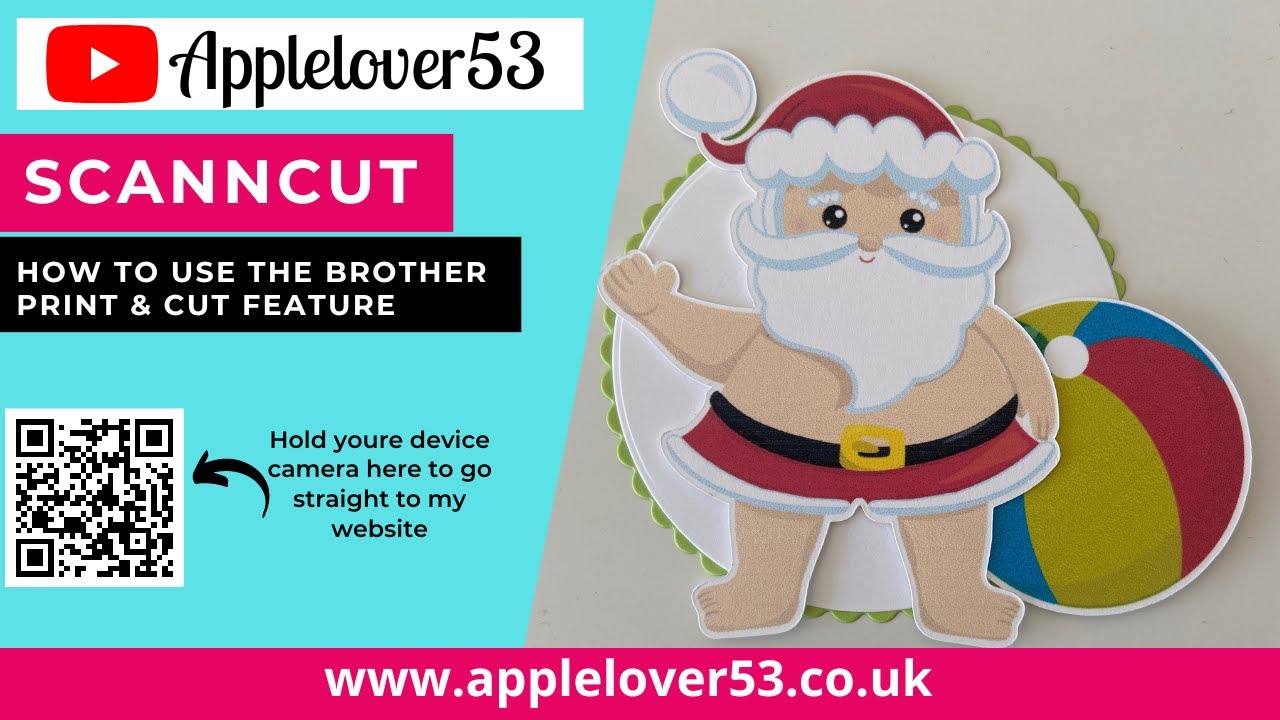 How to use the Brother ScanNCut Print & Cut feature - YouTube