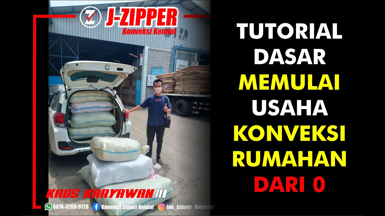 TUTORIAL DASAR MEMULAI USAHA KONVEKSI RUMAHAN "DARI 0" - YouTube