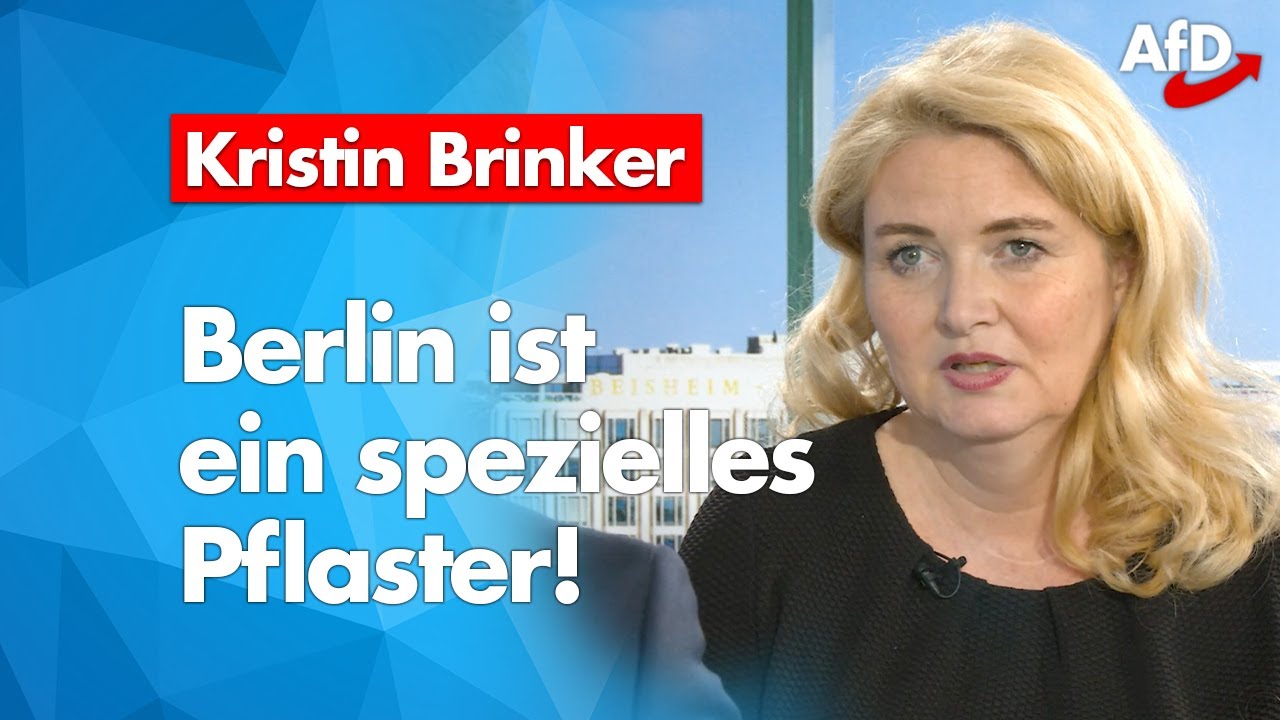 Dr. Kristin Brinker zur Berliner Landespolitik | AfD aktuell - YouTube