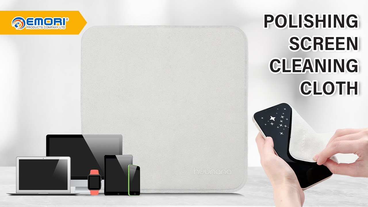 OEM Design Polishing Screen Cleaning Cloth - YouTube