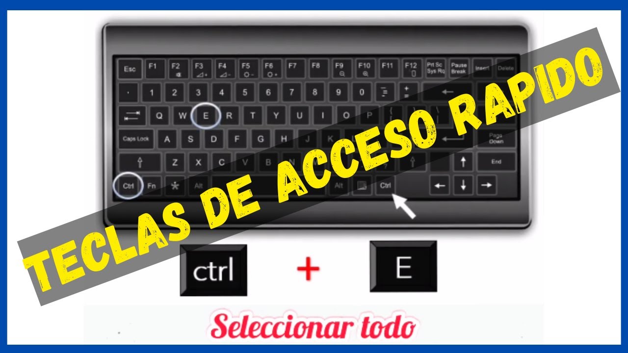 CÓMO UTILIZAR LAS TECLAS DE ACCESO RÁPIDO PARA EJECUTAR FUNCIONES EN EL ...