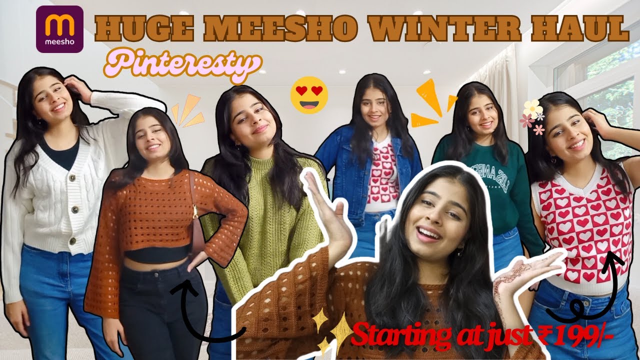 MEESHO *Winter Collection* Haul 😍 ️ | Starting Just at ₹200/-😭😱 | # ...