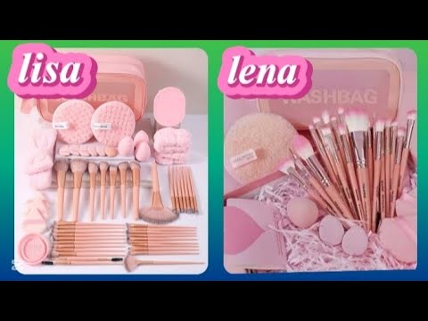 (lisa and lena) Part 2 #trending #makeup#viralvideo #viralshorts - YouTube