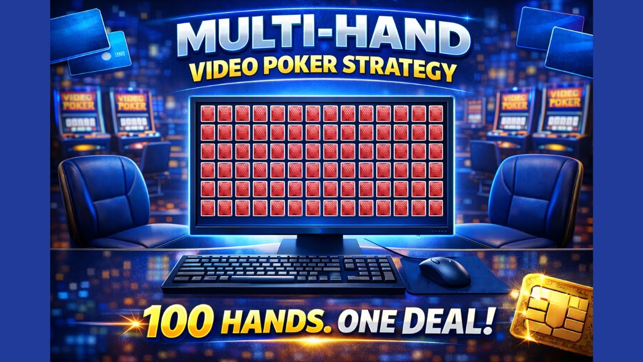 Multi-Hand Video Poker: 100-Hand $10 Online Gambling Strategy - YouTube