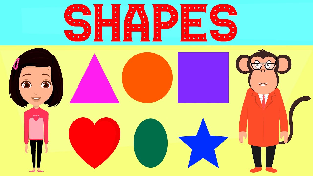 Learn Shapes | Shapes Video For Toddlers & Kids | Shapes | Educational ...