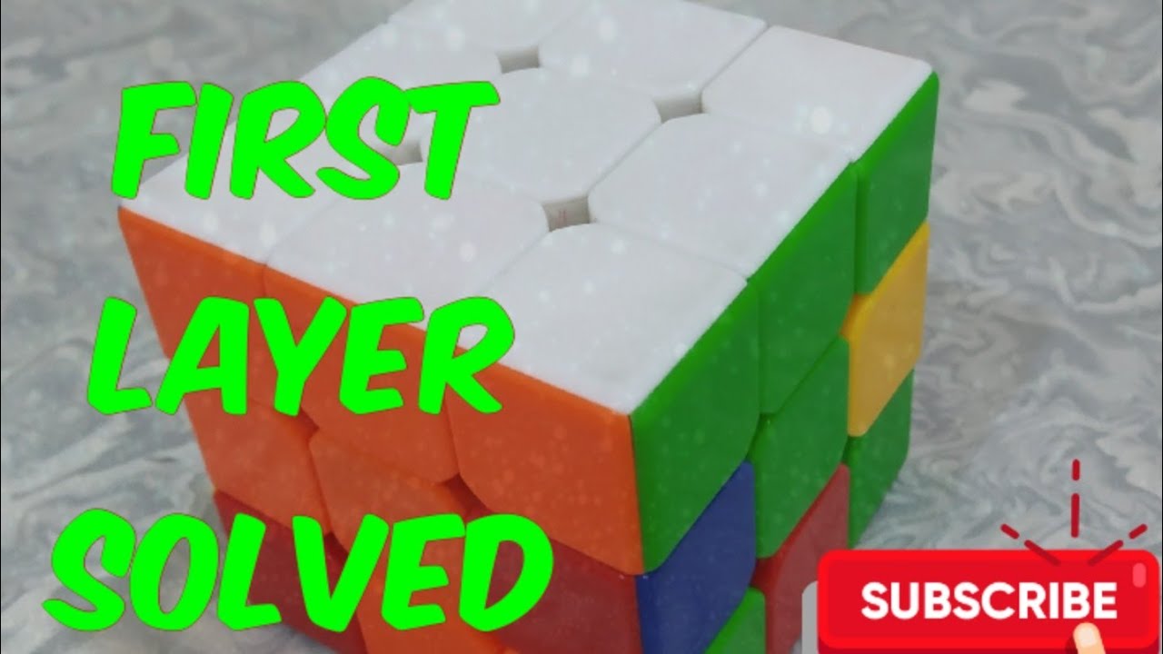 How to solve a Rubik's cube with beginner method (part 1) THE CROSS ...
