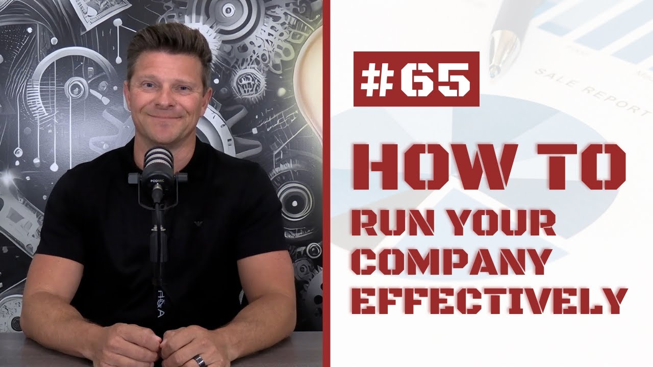 How to Run Your Company Effectively - YouTube