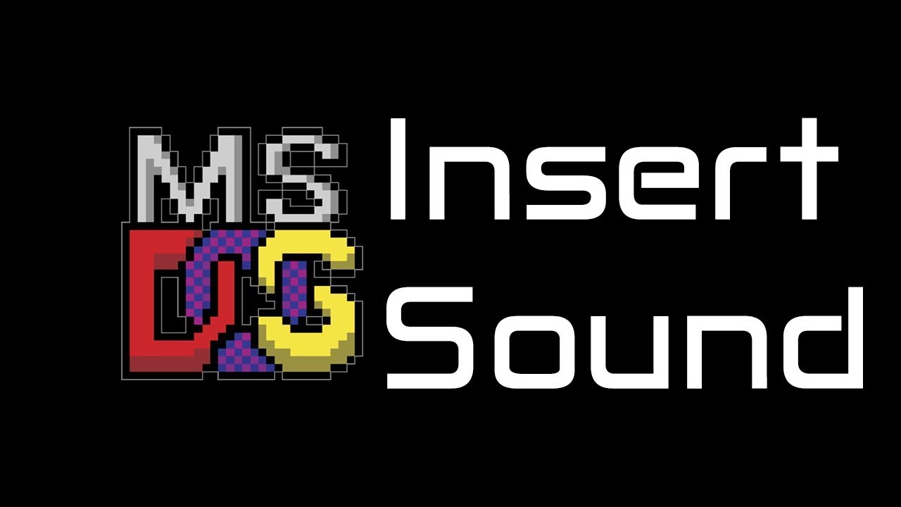 MS DOS Insert Sound - YouTube