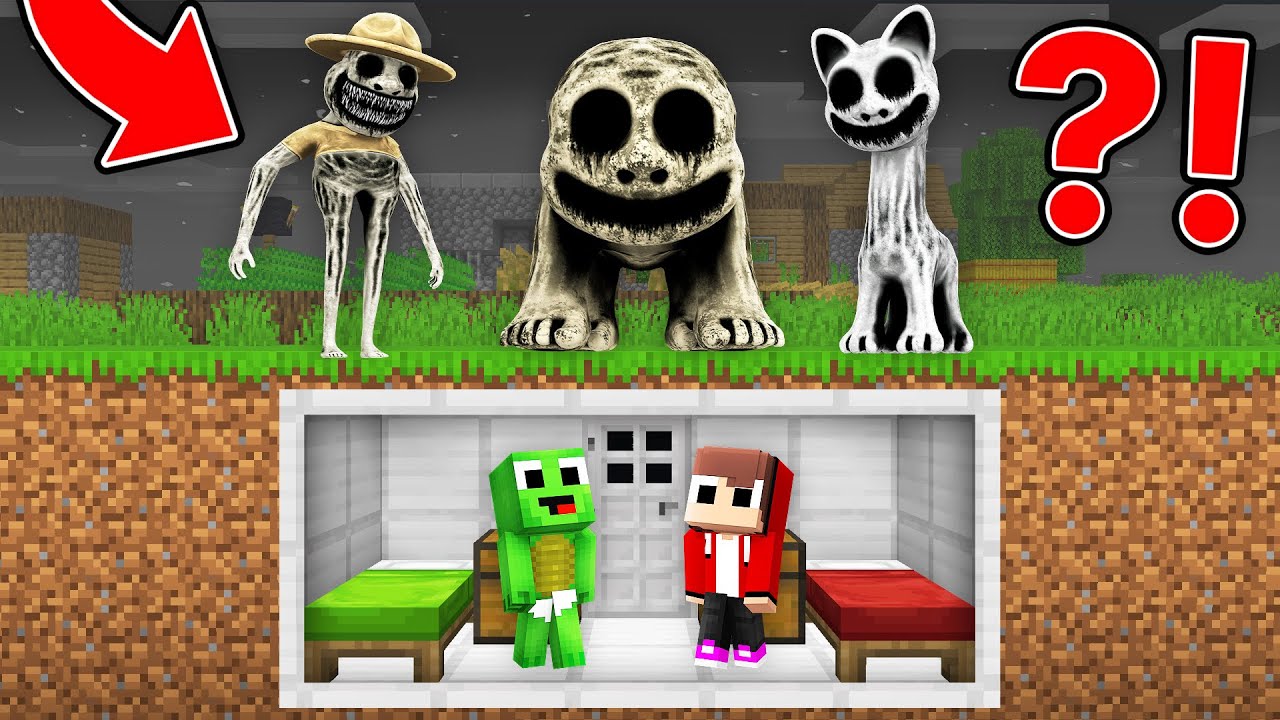 JJ and Mikey BUNKER vs ZOONOMALY Apocalypse in Minecraft Maizen! - YouTube