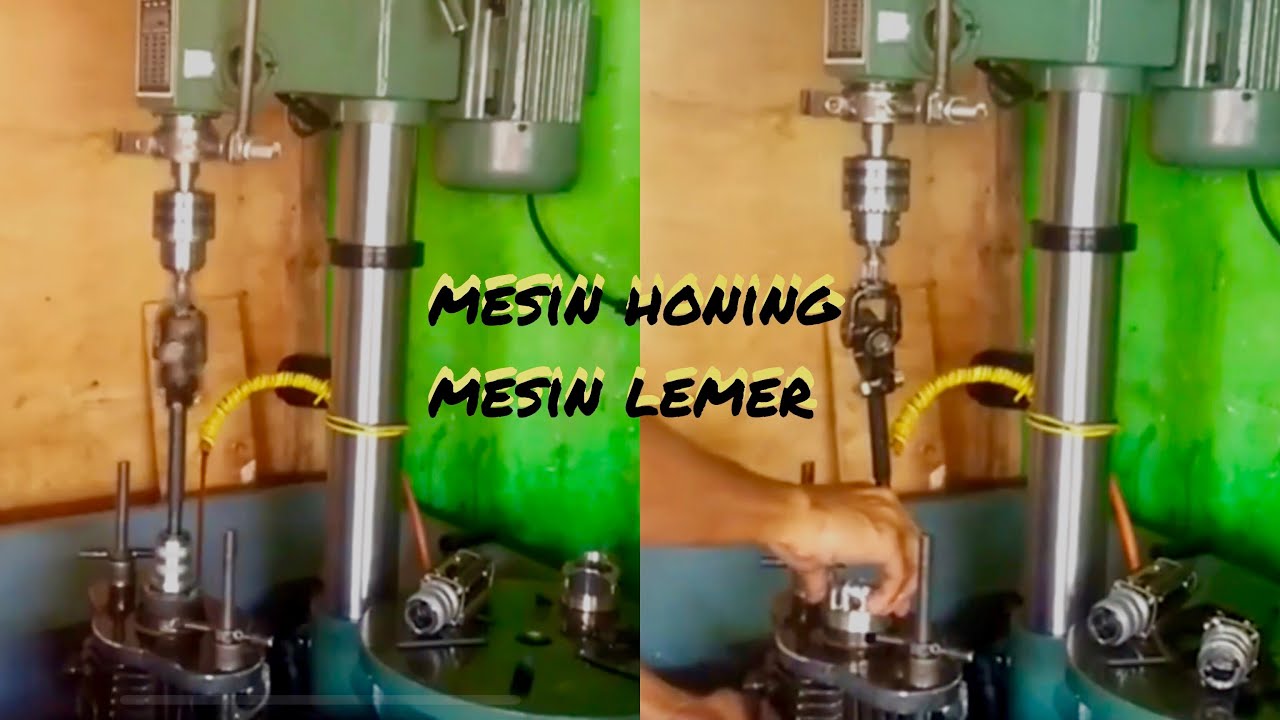 mesin lemer / mesin honning (rakitan sendiri ) - YouTube