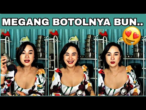BUNDA CANTIK SEGER LIVE JUALAN BOTOL DIPEGANG TERUS GAGAL FOKUS