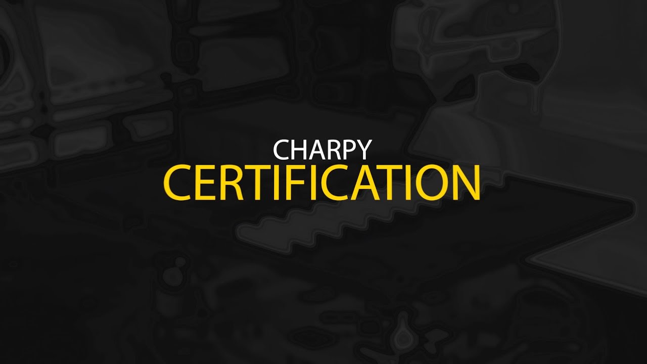 NIST Charpy Verification Program - YouTube
