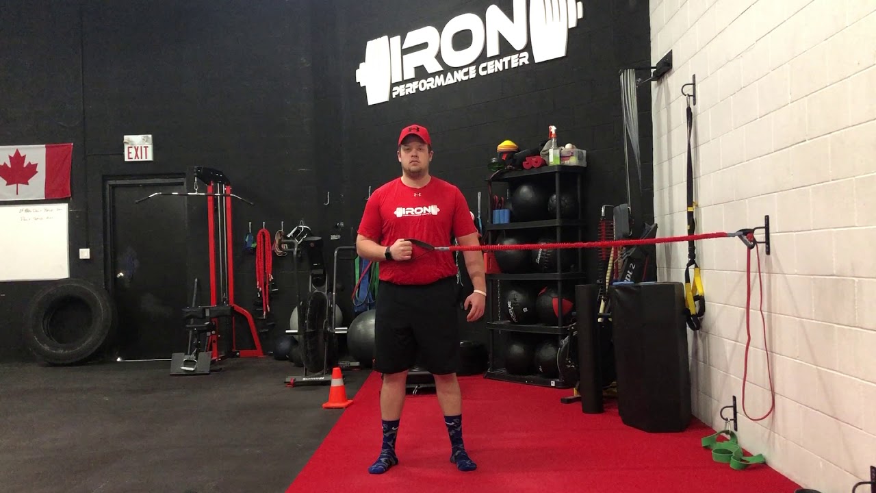 Band External Rotation - Elbow at Side - YouTube