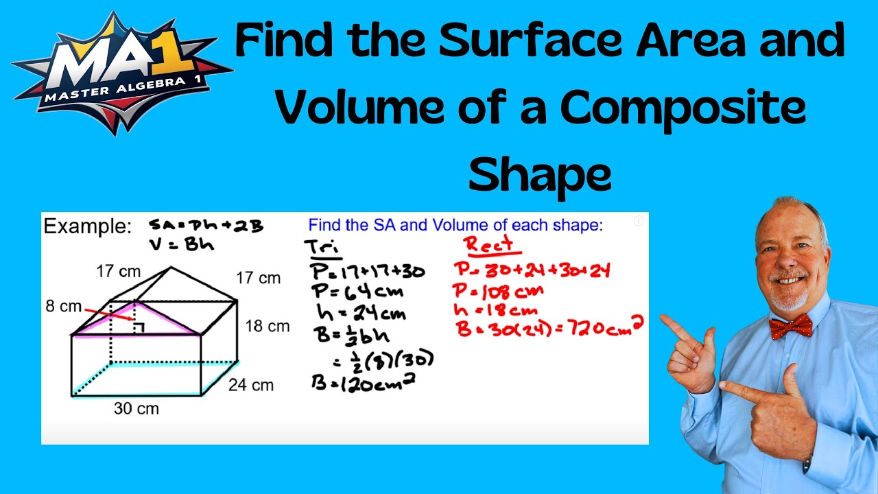 Volume And Surface Area Of Composite Shapes YouTube