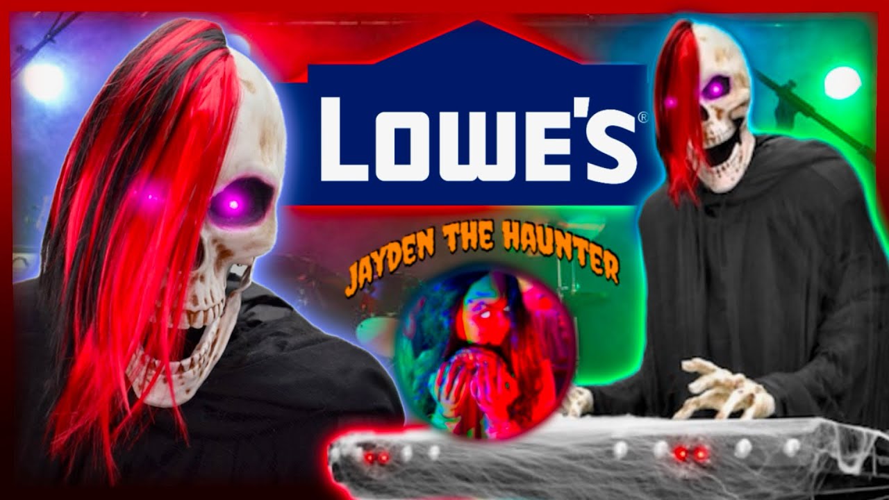 UNBOXING & SET UP Lowe’s Haunted Living Bluetooth Keyboard Reaper Band ...