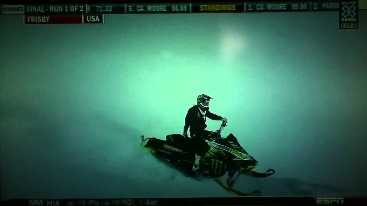 First Ever Front Flip On A Snowmobile!! - YouTube