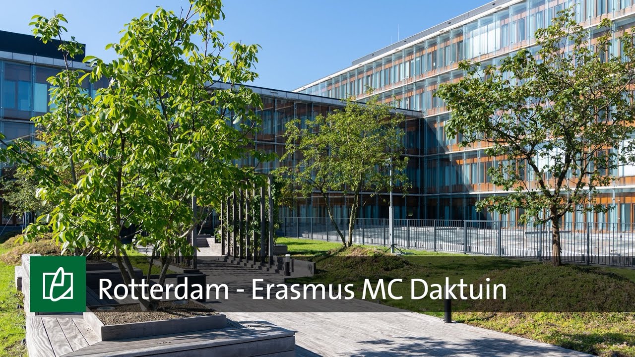 Rotterdam Erasmus MC Rooftop garden - YouTube