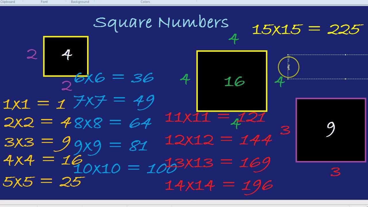 Square Numbers - YouTube