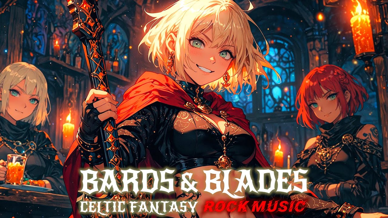 ⚔️ Bards & Blades 🔥 Medieval Celtic Fantasy Rock Music 🎻Adventure ...