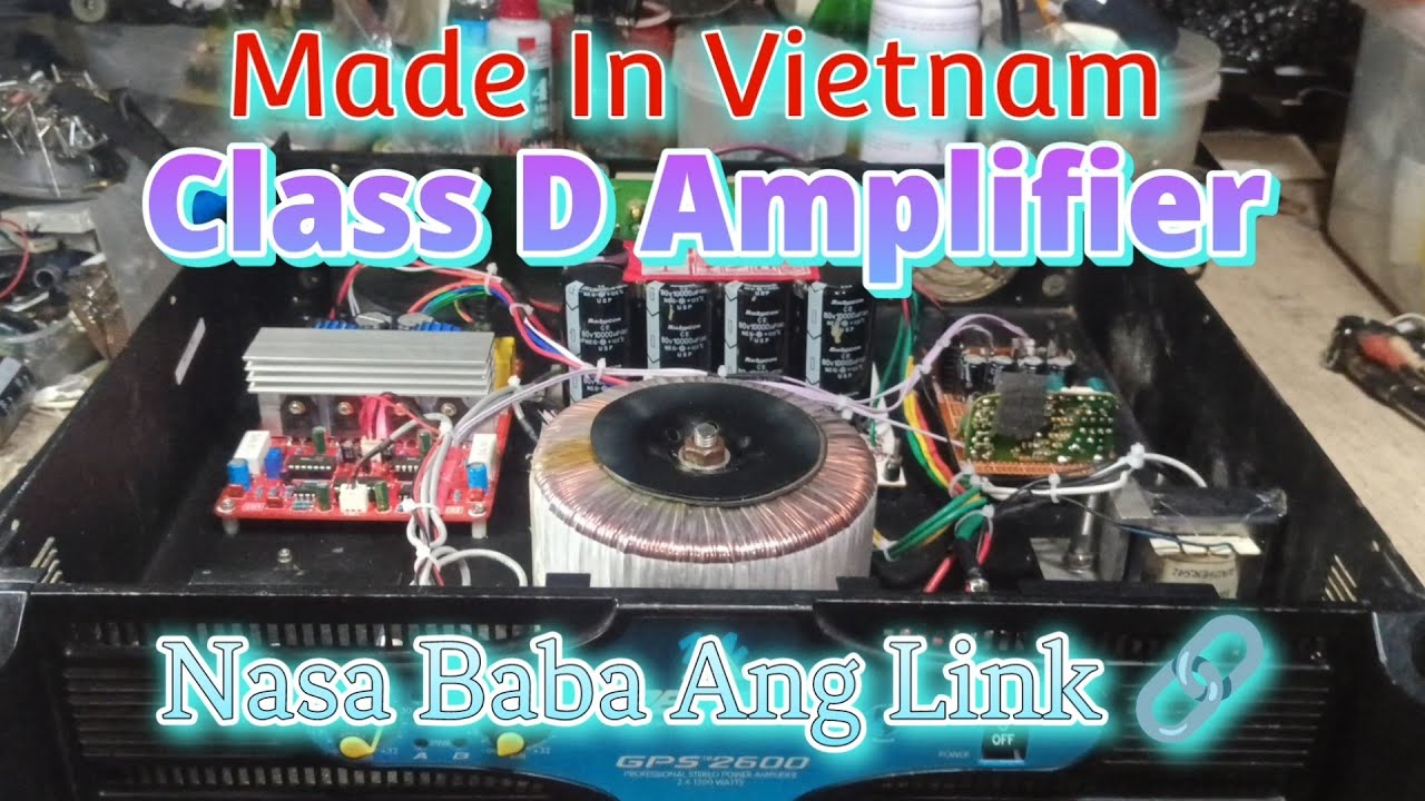 Class D Amplifier DIY Muna Tayo #share #repair #classdamplifier - YouTube