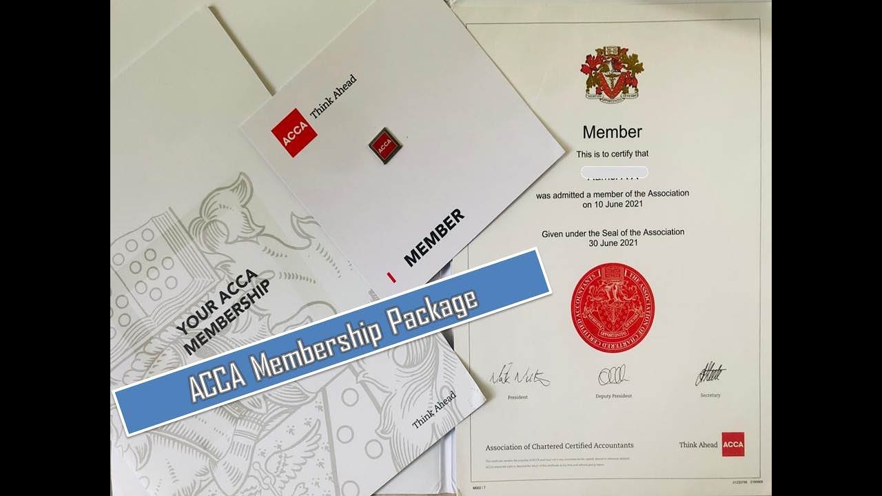 ACCA Membership Package Unboxing - YouTube