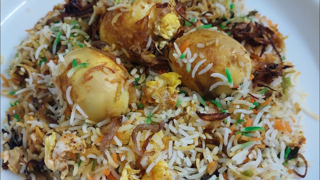 Egg Biryani recipe | Hyderabadi egg dum Biryani recipe | Biryani recipe ...