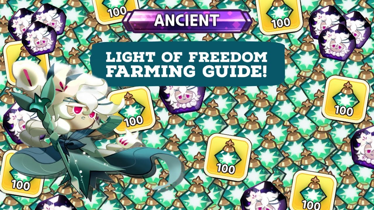 Light of Freedom Farming Guide! | Meet White Lily Cookie | Cookie Run ...