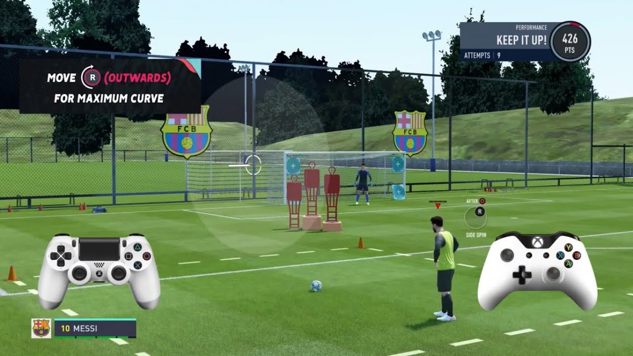 FIFA 20|Free Kick Video Tutorial/Gameplay - YouTube