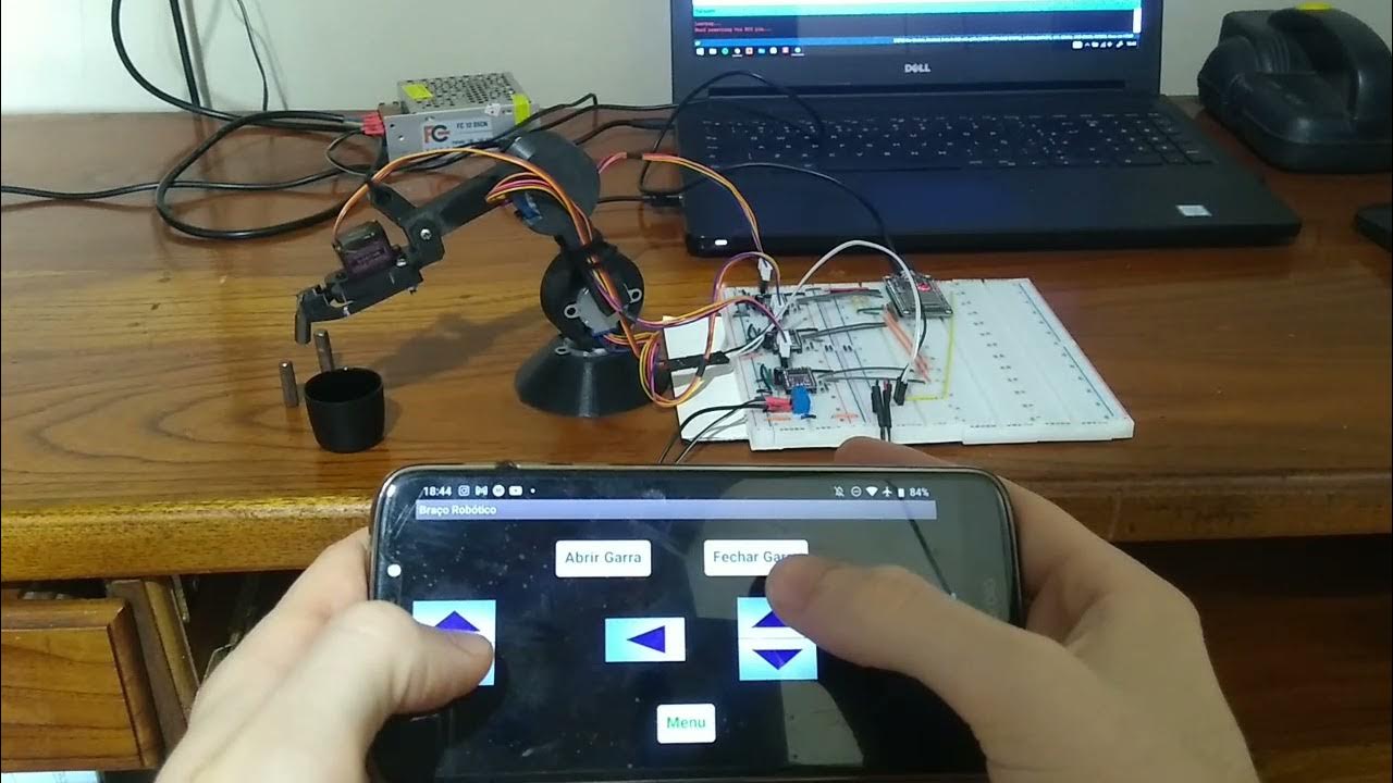 ROBOTIC ARM WITH ESP32, 28BYJ-48 STEPPER MOTORS AND MIT APP INVENTOR ...
