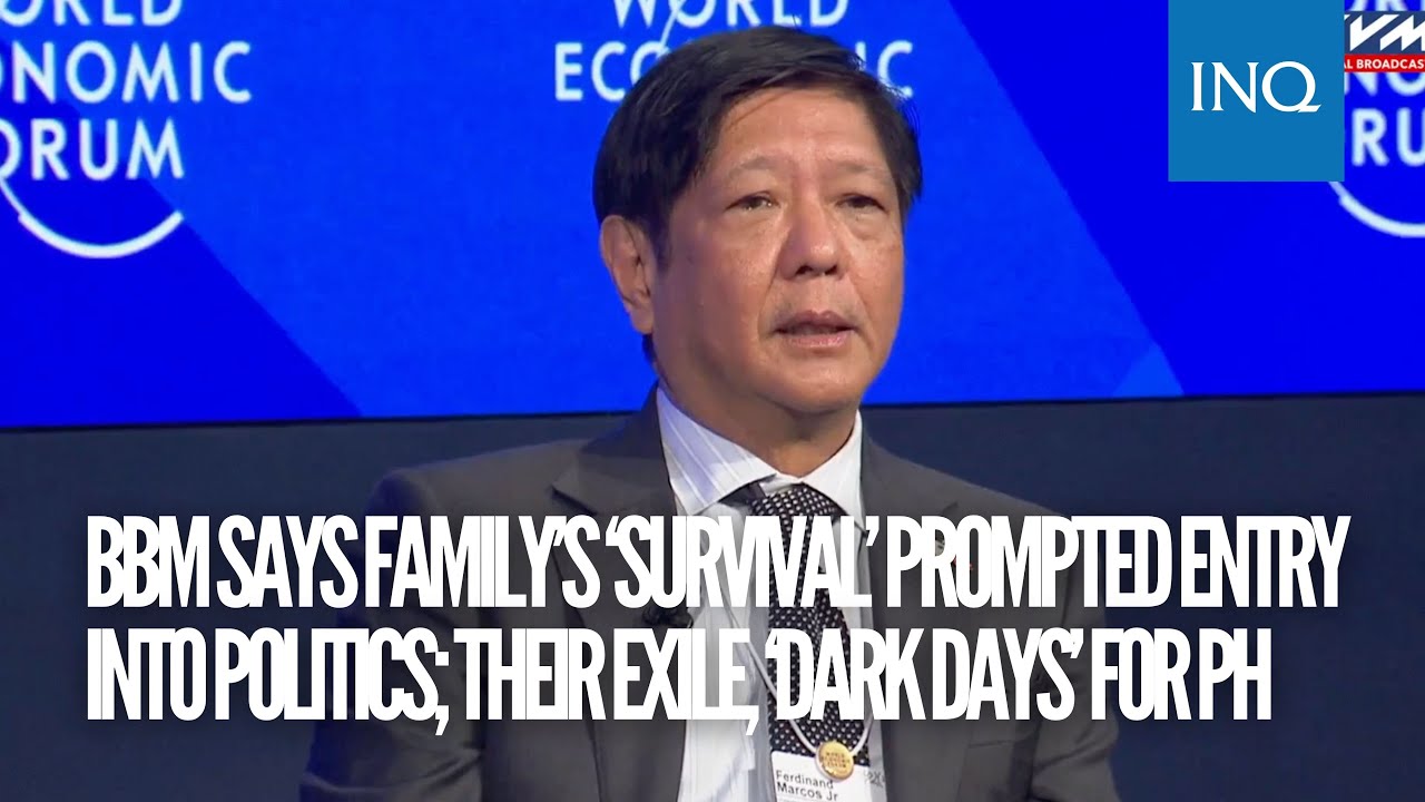 BBM says family’s ‘survival’ prompted entry into politics; their exile ...