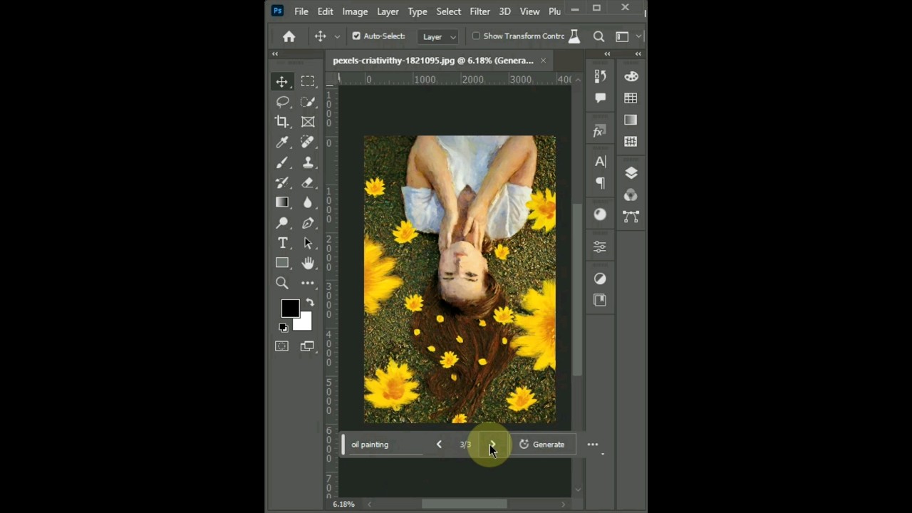 Convert Image into Oil Painting by Using Generative Fill in Adobe ...