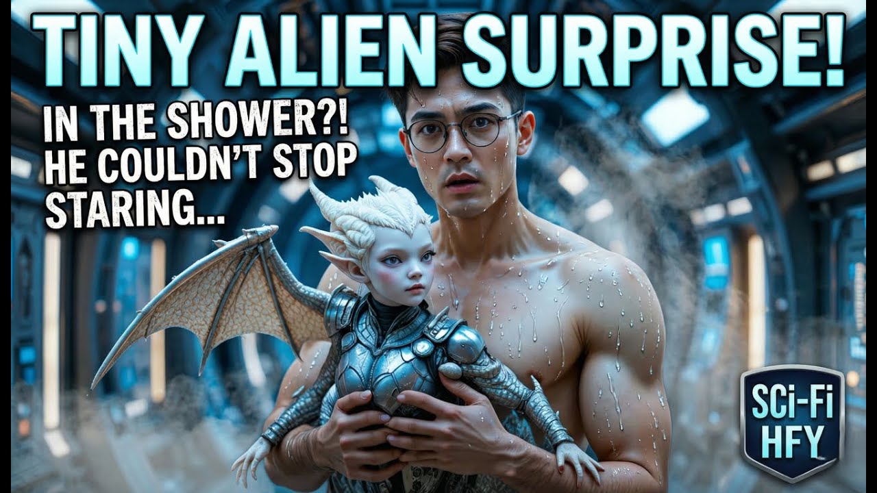 Three Foot Alien Dragon Girl Surprises Human in Shower – He Can't Look ...