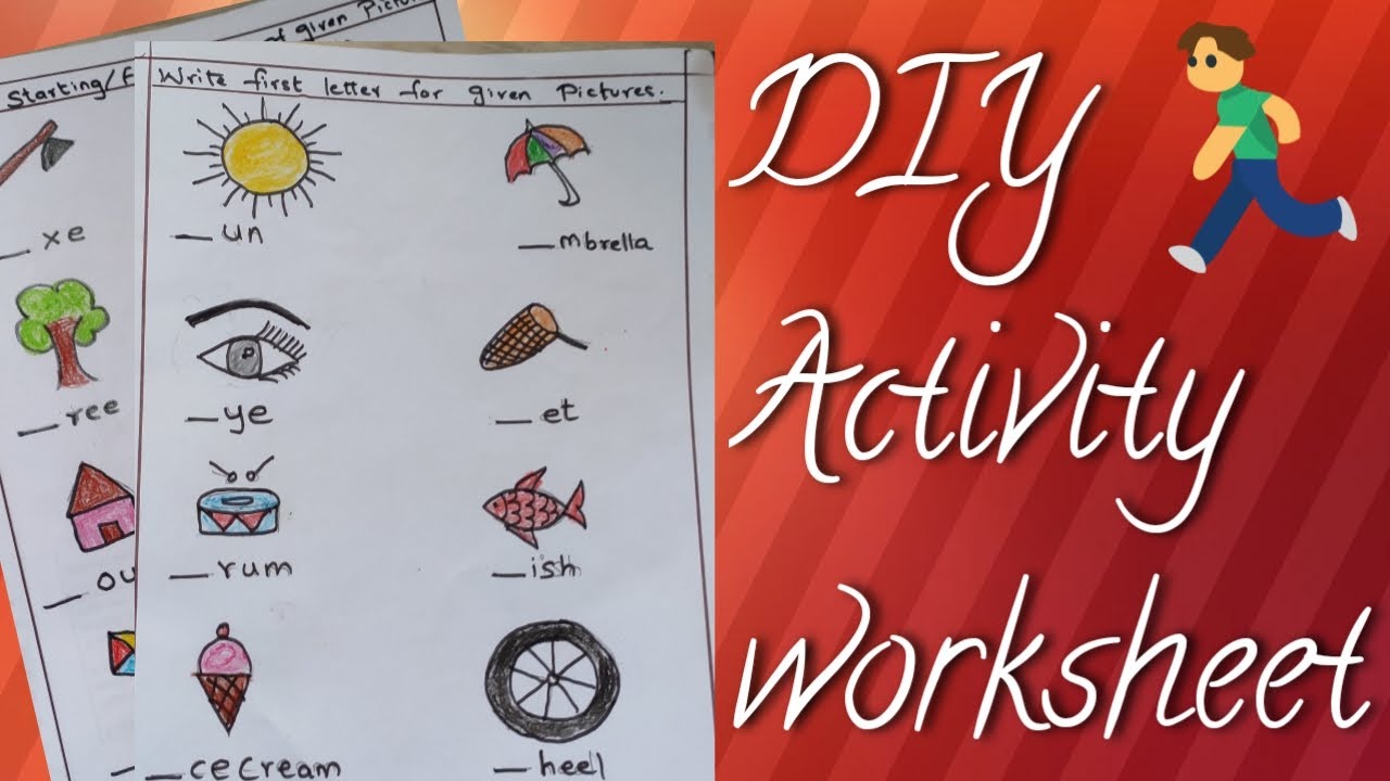 DIY Activity sheets for kindergarten, preschool, LKG, UKG(3-5 year kids ...