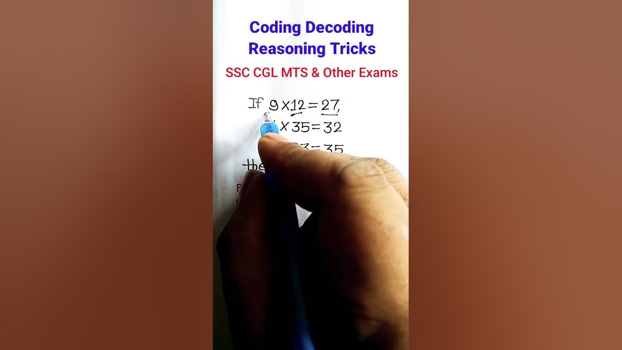 Coding Decoding | Coding Decoding Reasoning Tricks| Reasoning for SSC GD CHSL MTS WBPSC | # ...