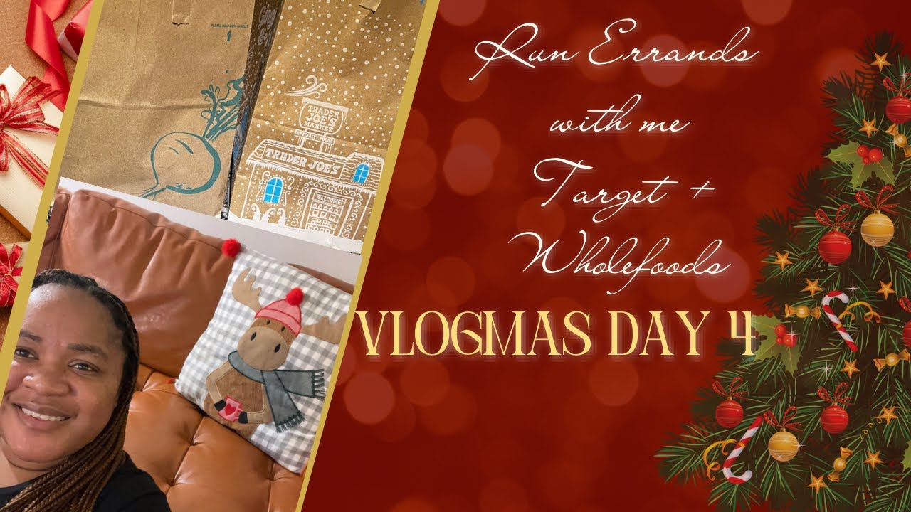 Vlogmas Day 4 | run errands with me | Target & Whole Foods - YouTube
