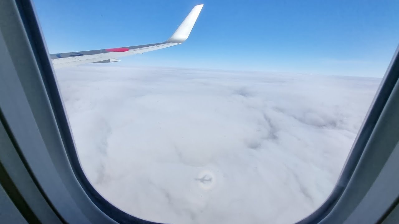 Pilot's glory - circular rainbow spotted on JAL flight approaching ...