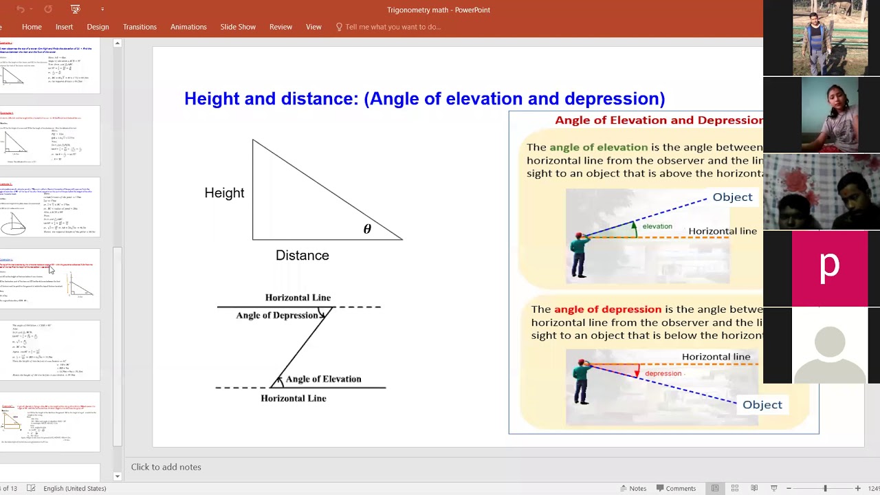 class 10 maths (height and distance) - YouTube