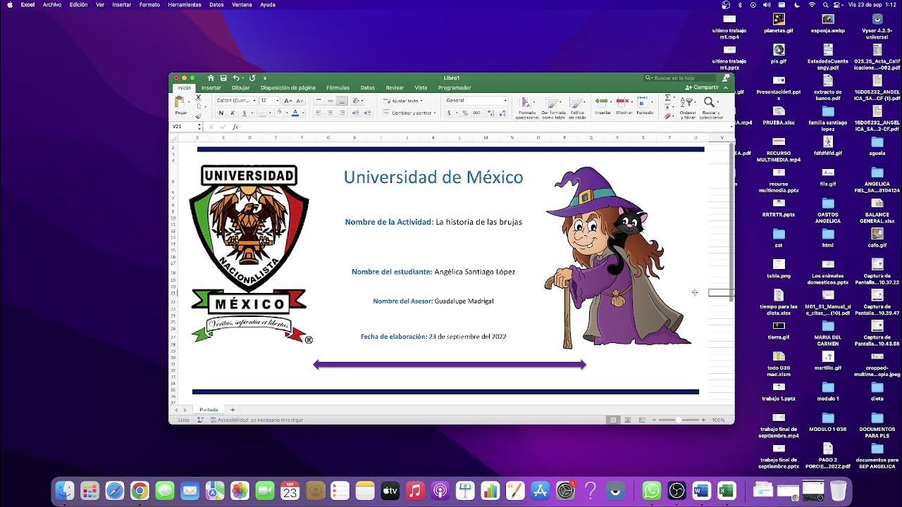 Crear una portada en Excel - YouTube