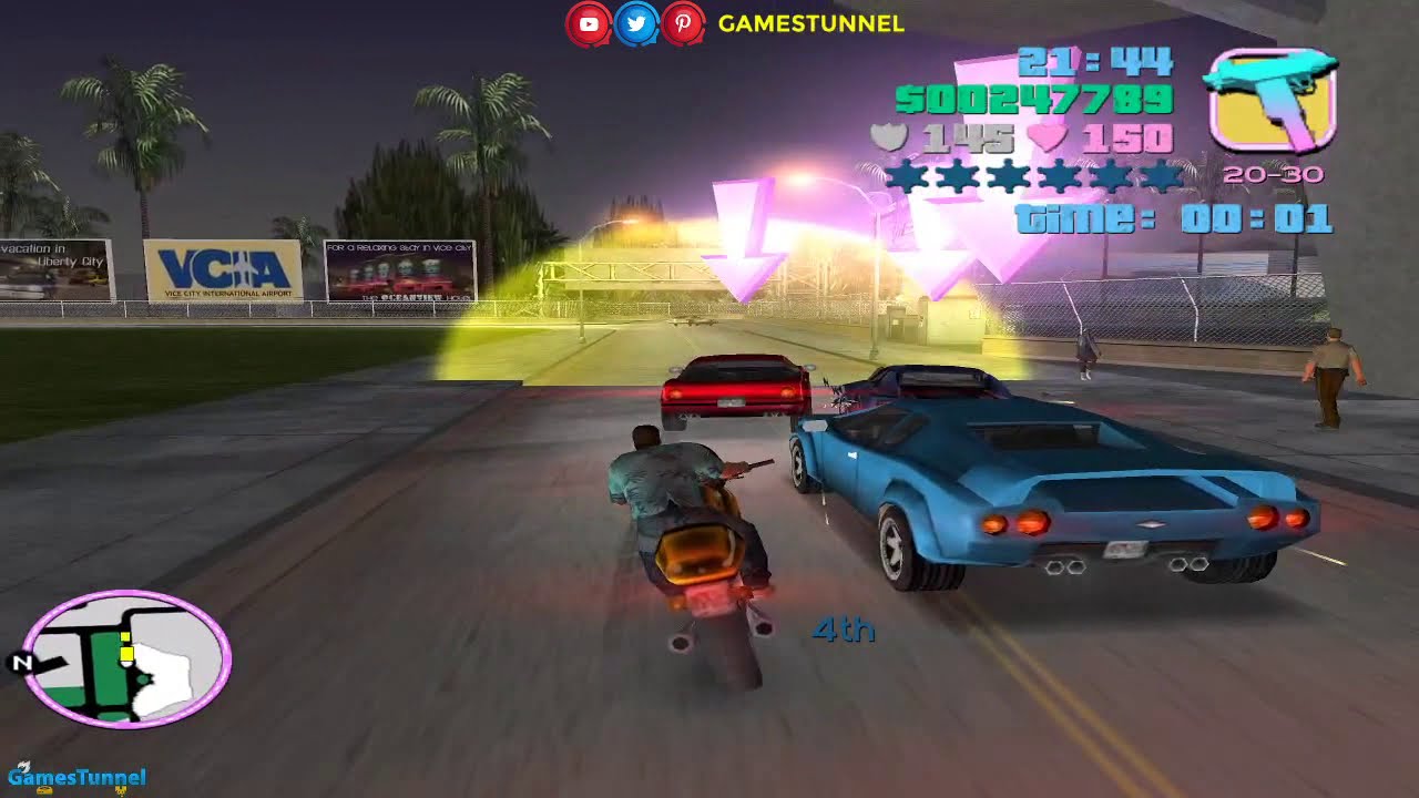 🔴 Street Racing In Miami Challenge — VC Racing Missions GTA Vice City ...