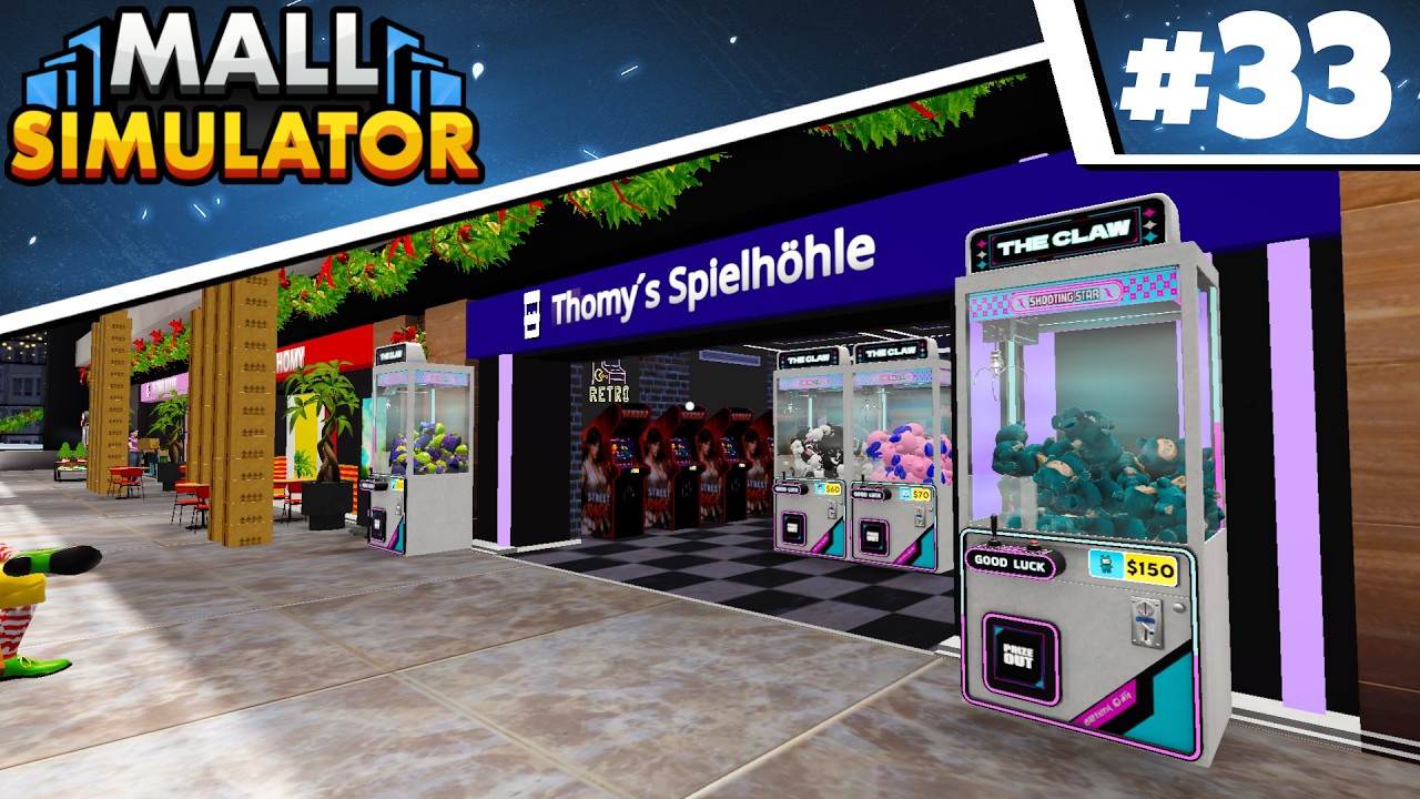 Mall Simulator 🛍️ #33 - DER ARCADE-WAHNSINN! 🕹️ Neue Automaten für die ...