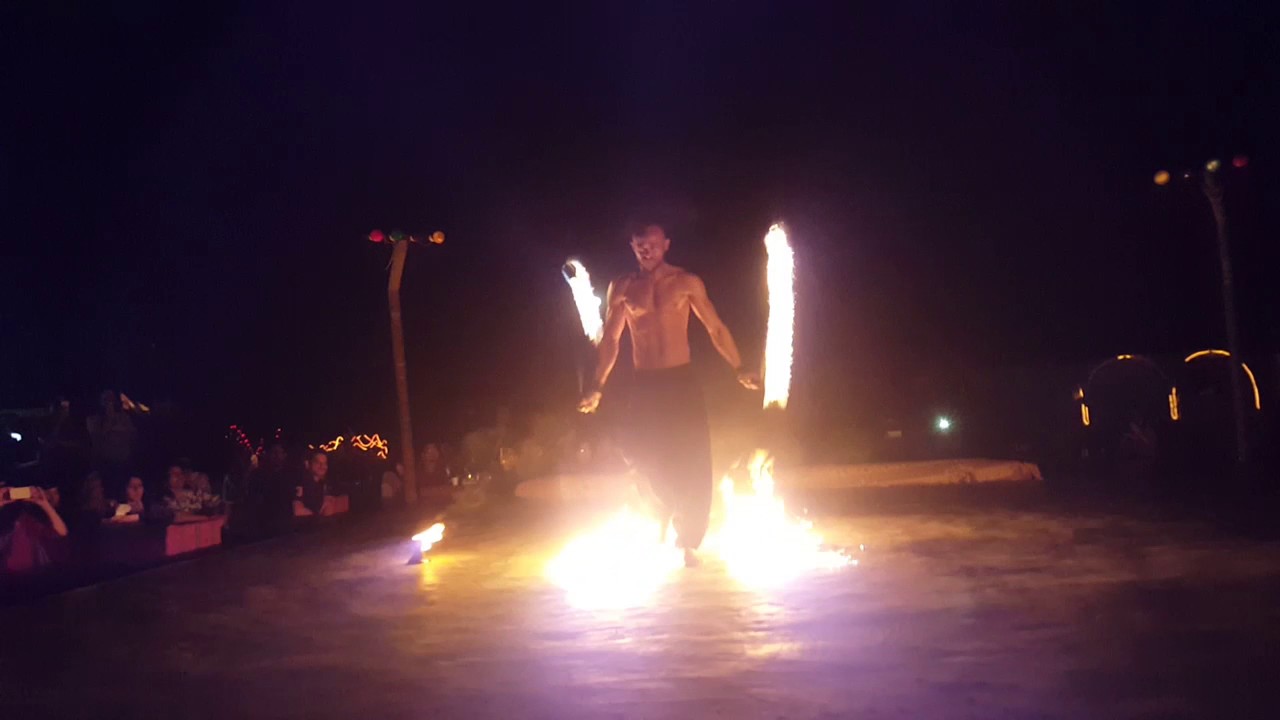 Camp dance in desert safari dubai(fire dance) - YouTube