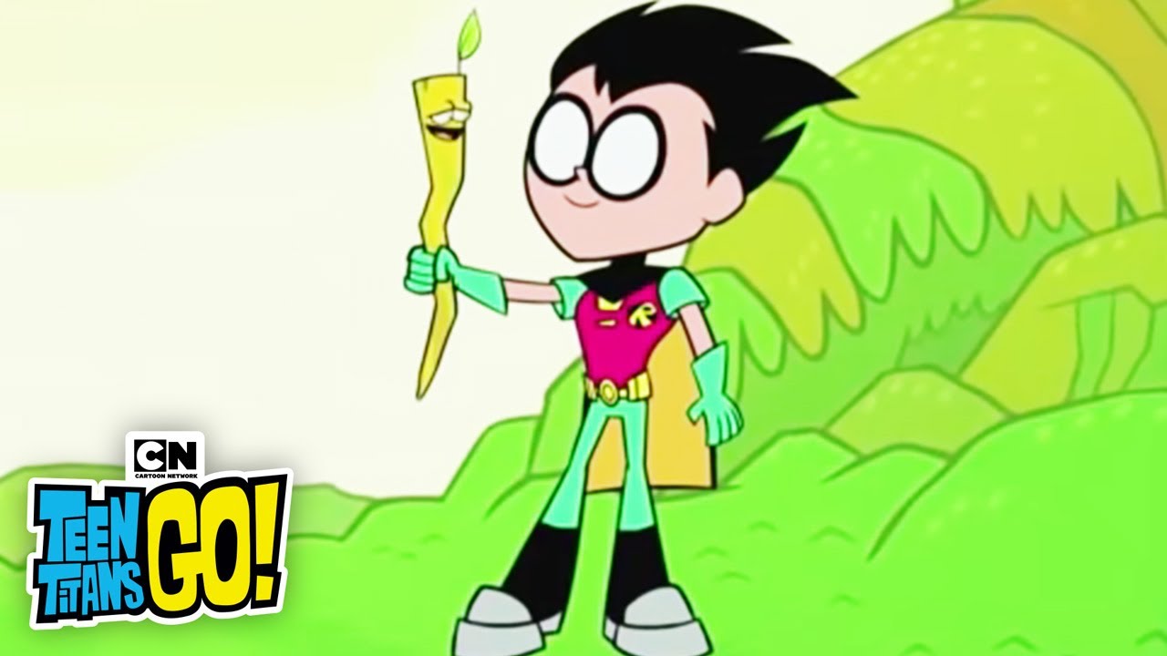 Robin Teen Titans Go Staff