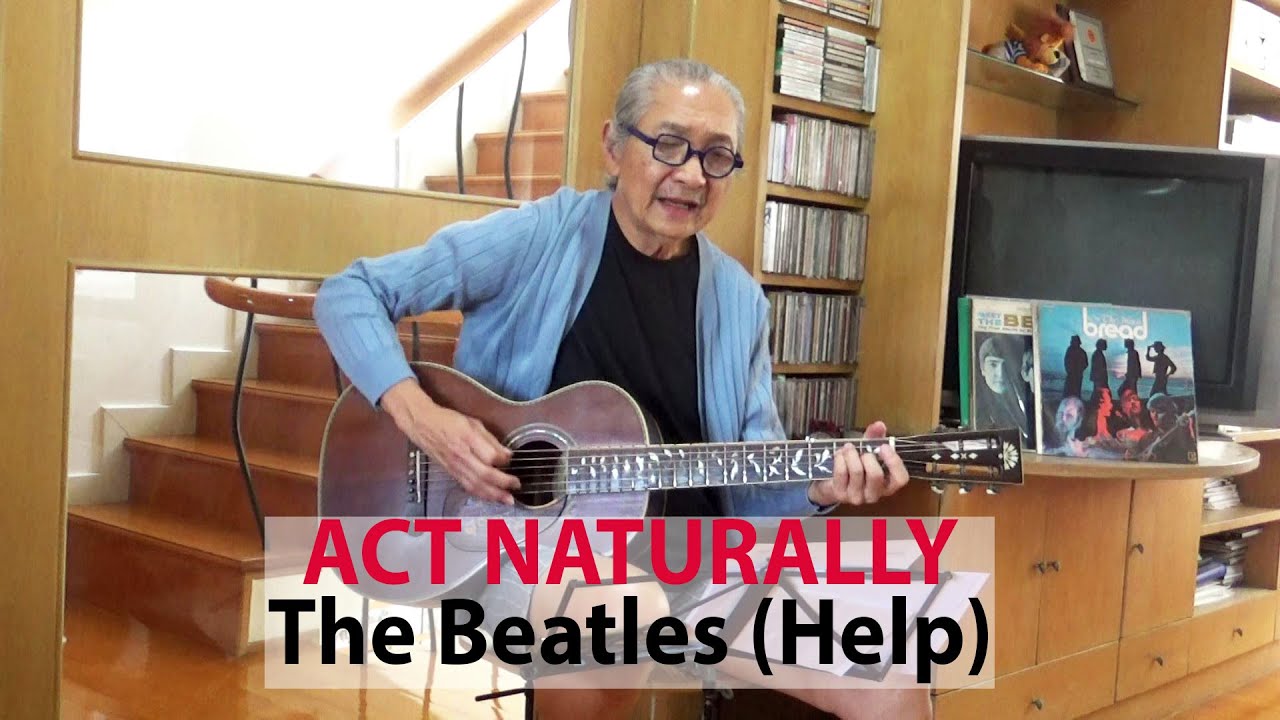 Act Naturally (with Lyrics & Chords) - The Beatles (Help 1965) Cover by ...