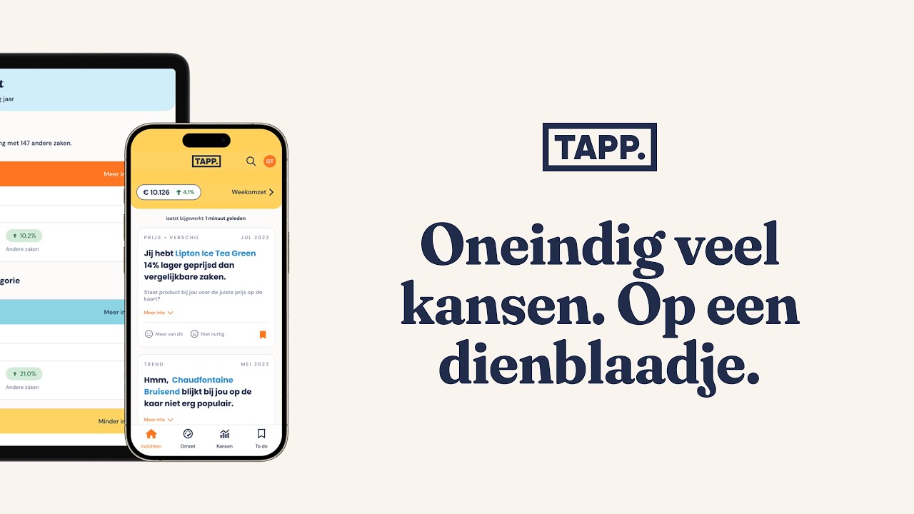 TAPP voor Horeca Demonstratie - YouTube