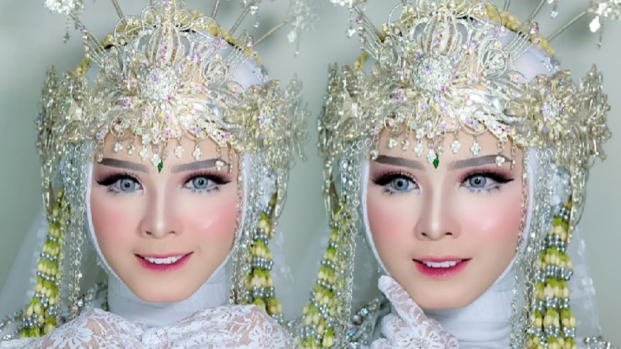 GAYA DAN PROSES PASANG HIJAB WEDDING HIJAB TUTORIAL - YouTube