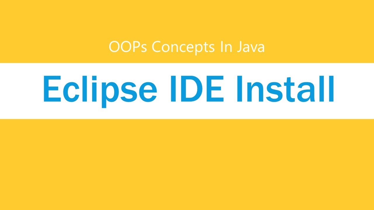 Java Bangla Tutorial 5 How To Install Eclipse Ide Youtube