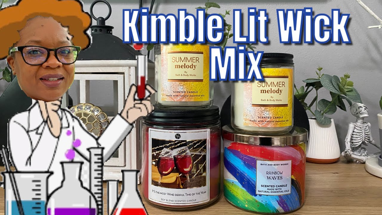 Kimble Lit Wick Mix: Wine-Derful Summer Waves - YouTube