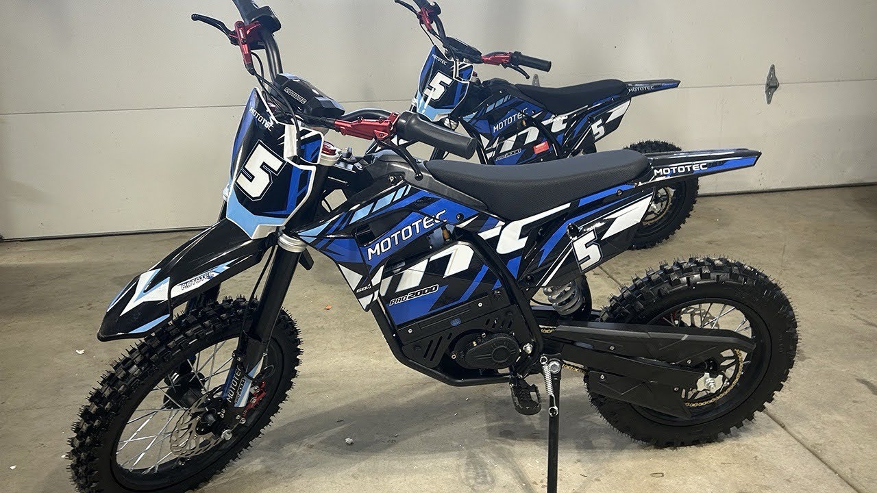 Mototec Electric Dirt Bike. Unboxing & assembly. Mototec 60v - YouTube